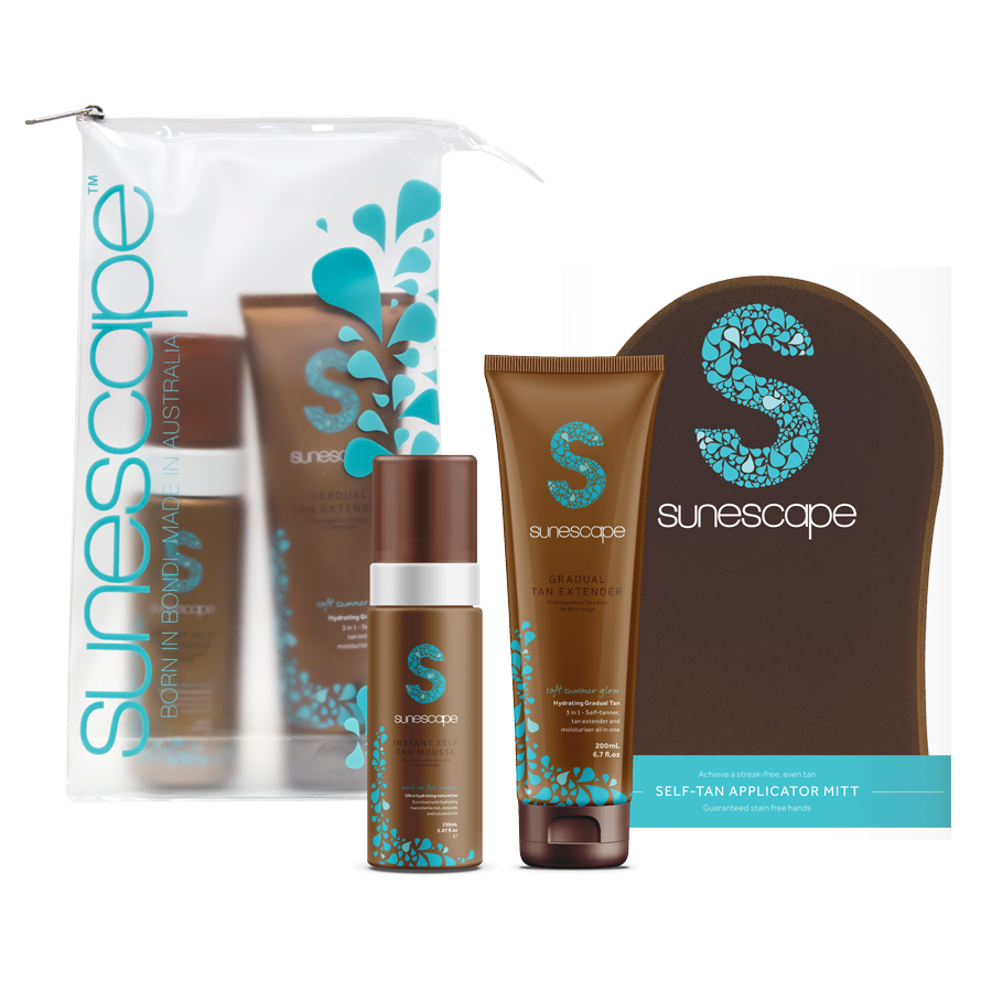 SUNESCAPE Perfect Tan 365 Pack (FREE Application Mitt) – Oak & Eve Beauty